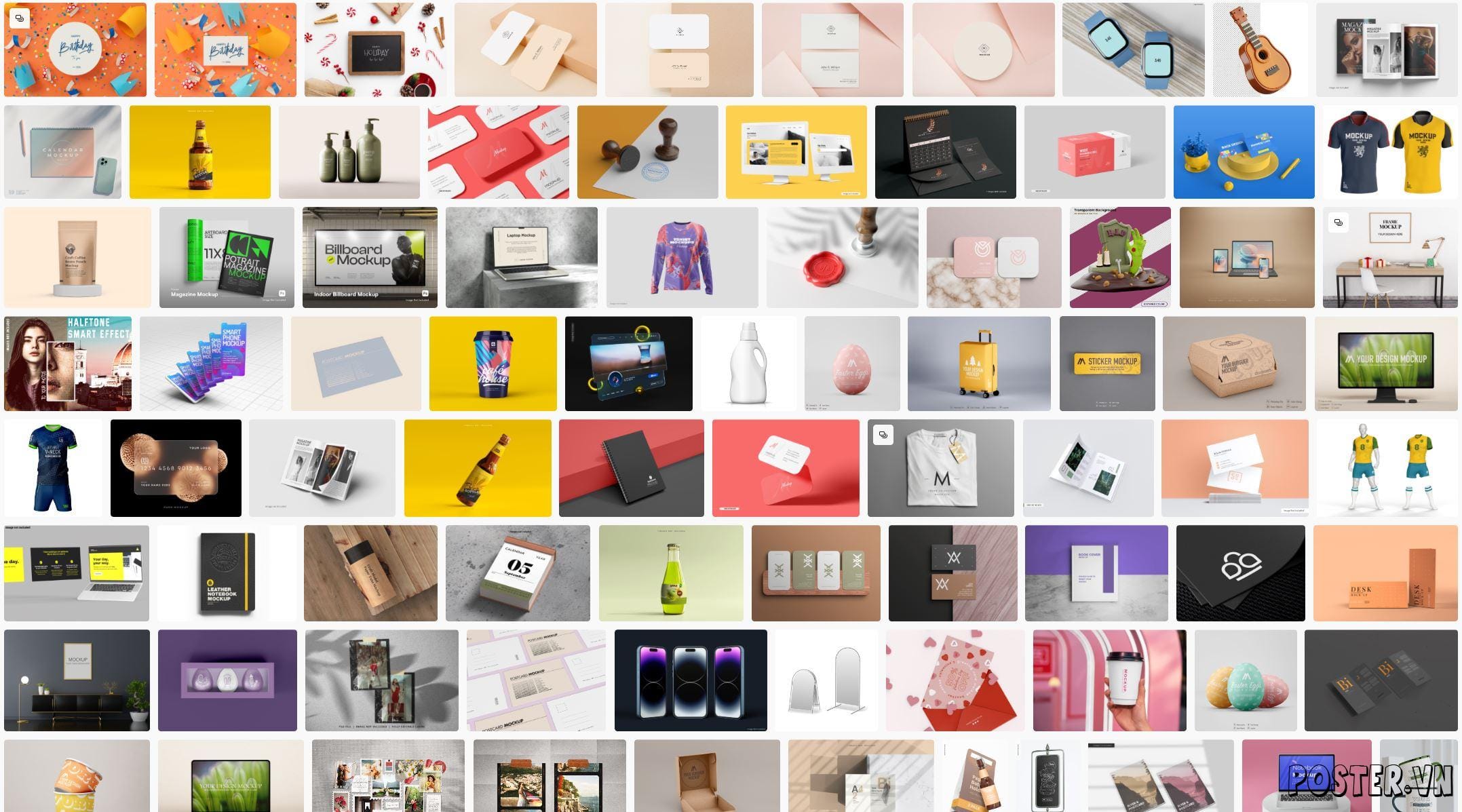 Library Mockup | Poster.vn