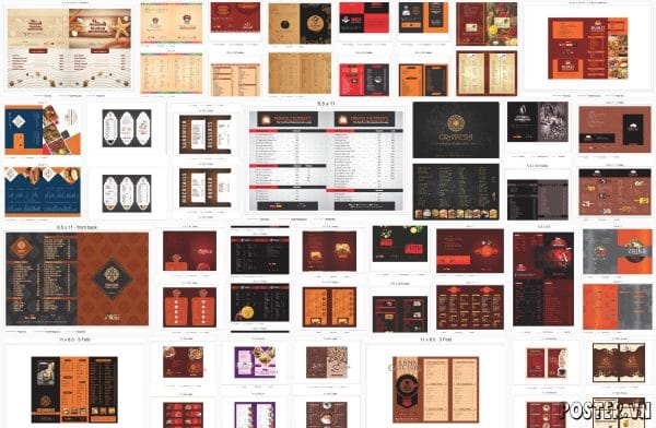 Download 30+ Menu file Corel | Poster.vn
