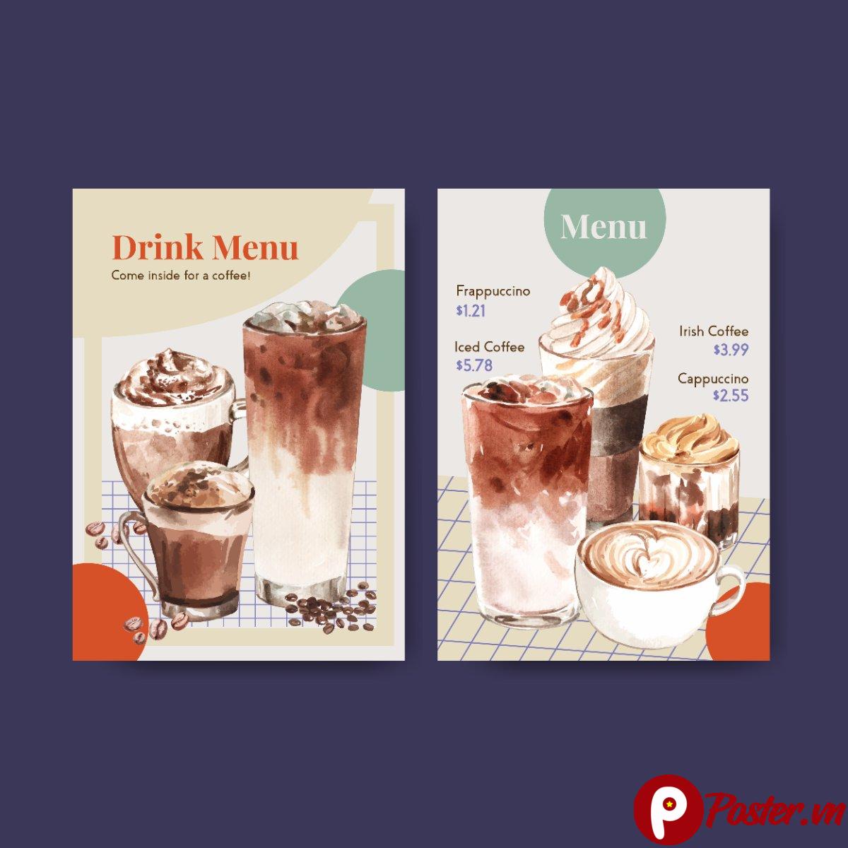 Download Mẫu Menu Smoothie Detox Vector | Poster.vn