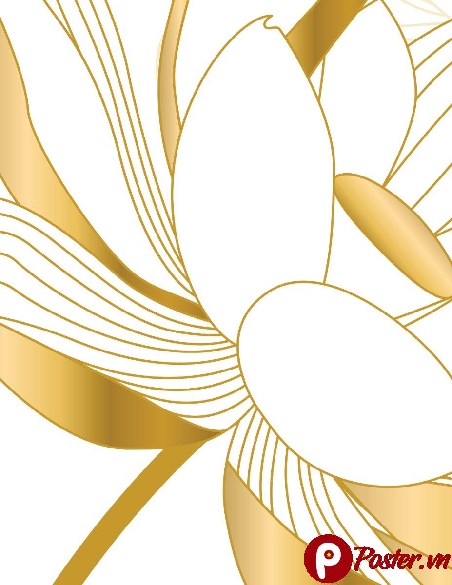 Download Vector Hoa Sen Vàng EPS | Poster.vn