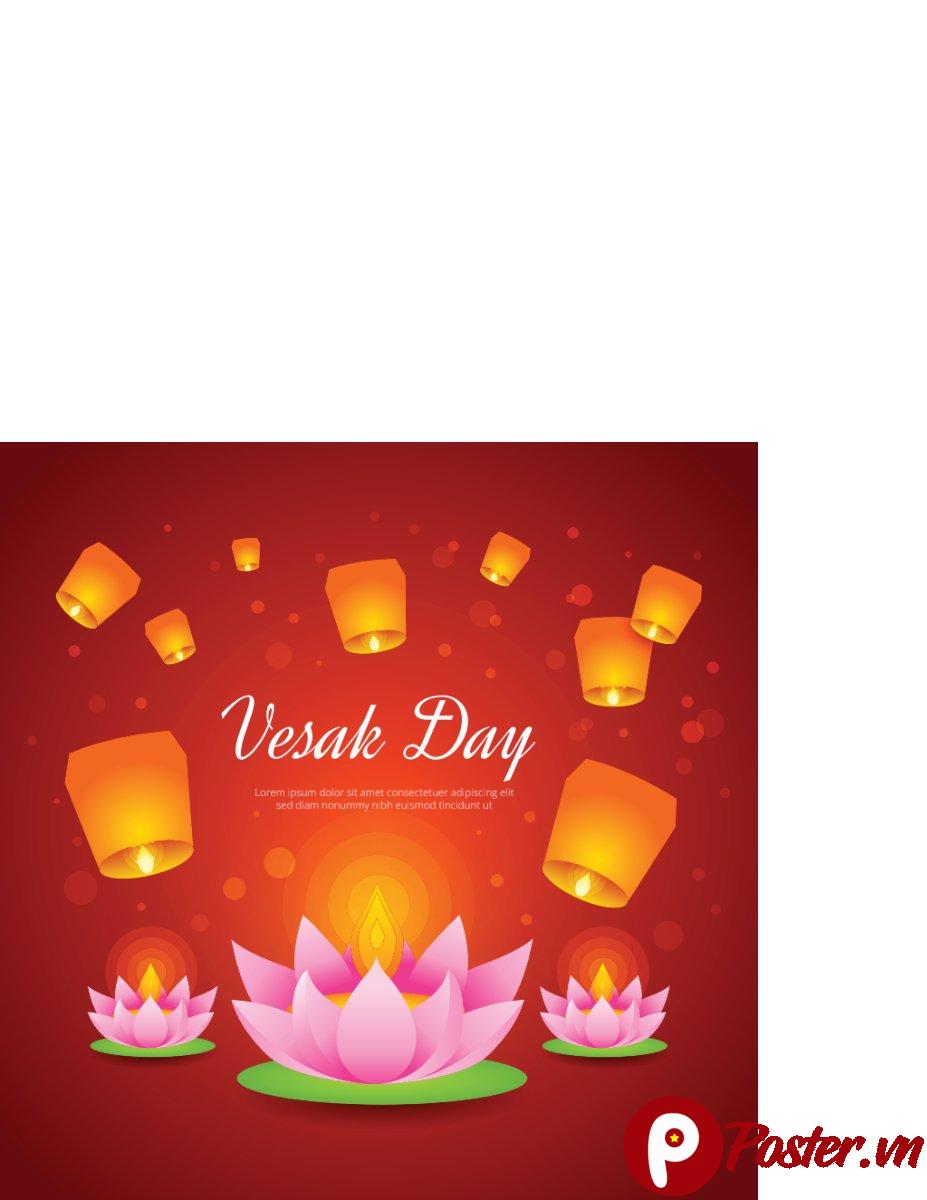 Download Vector Phật Đản Vesak | Poster.vn
