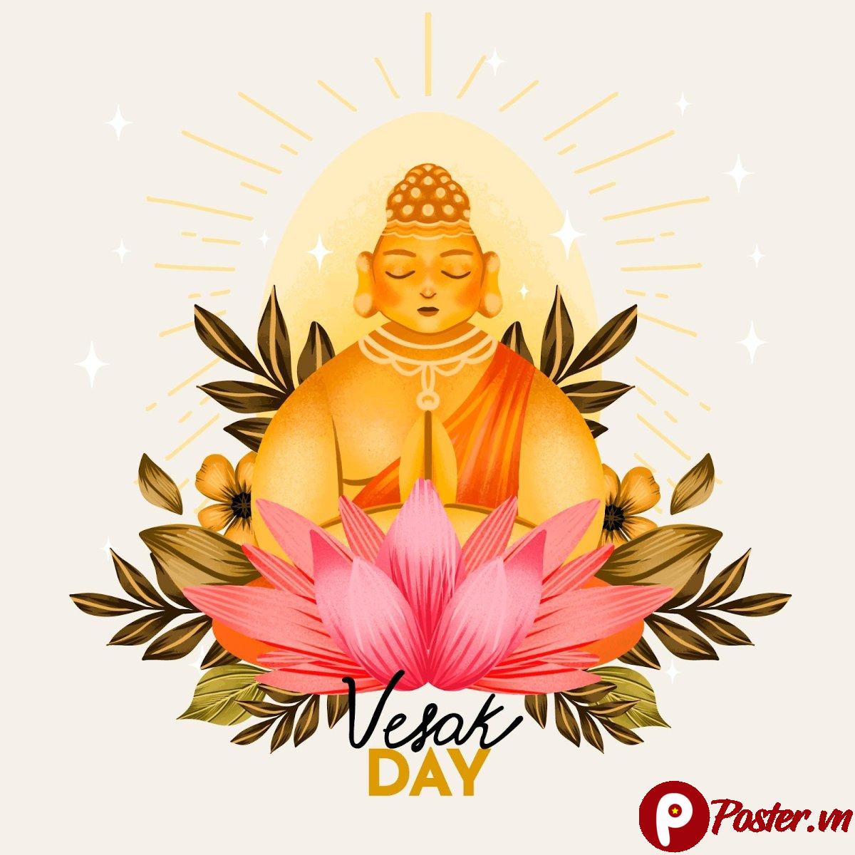 Download Vector Vesak Day | Poster.vn