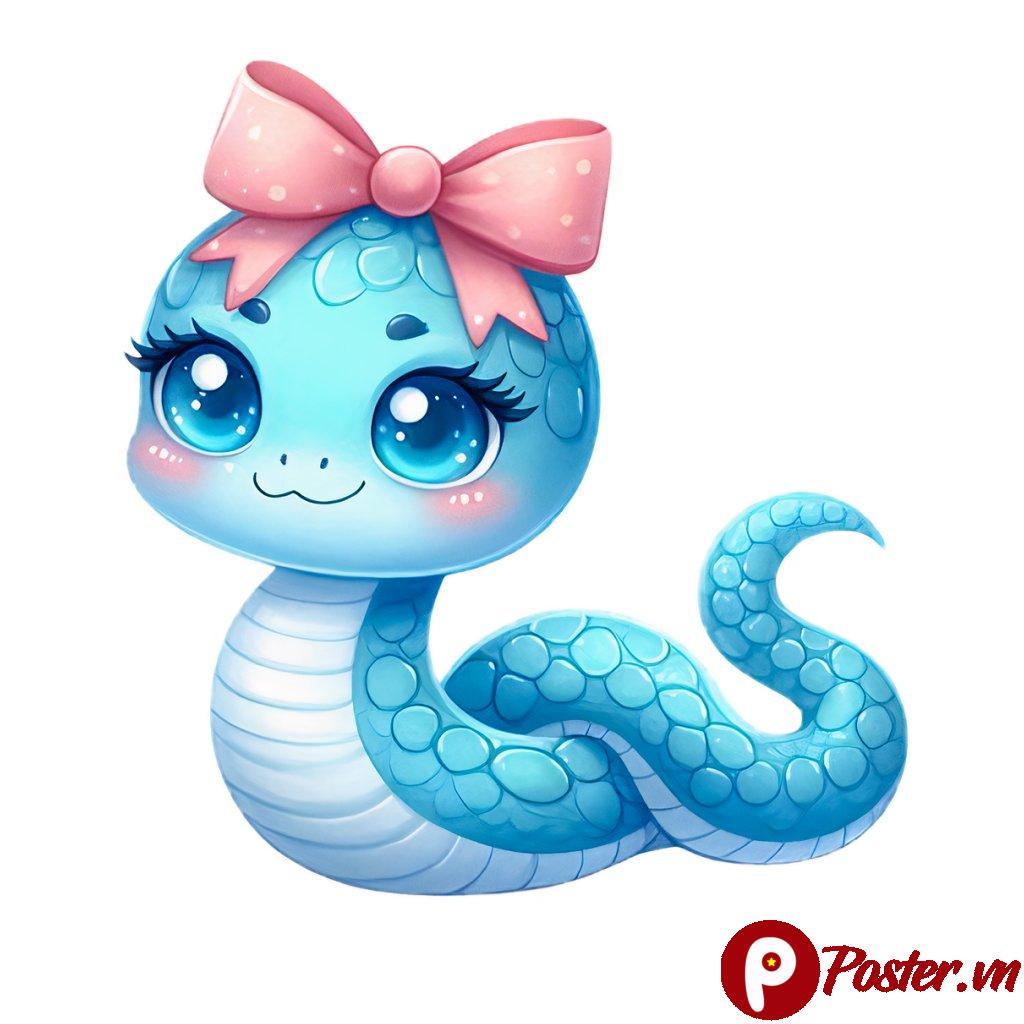 Download Vector Rắn Hoạt Hình Dễ Thương | Poster.vn