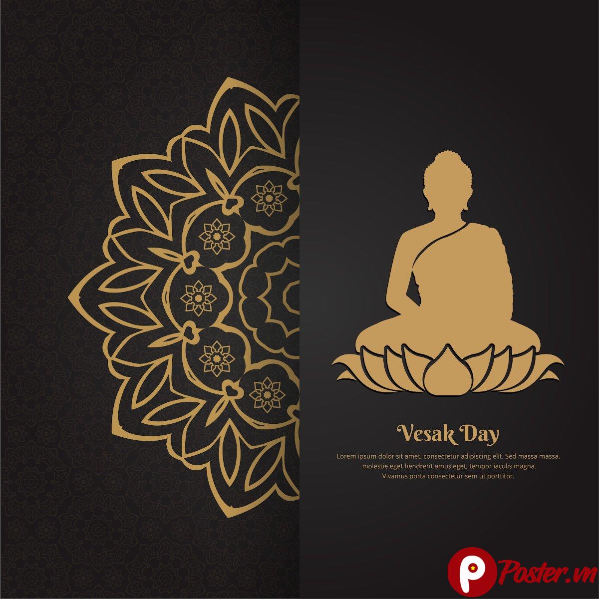 Download Vector Vesak Day | Poster.vn