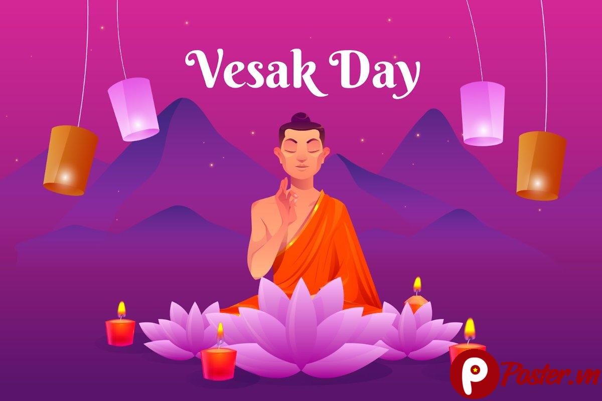Download Vector Vesak Day Đẹp & Ý Nghĩa | Poster.vn