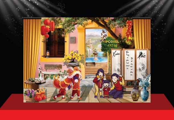 Download Tiểu Cảnh Tết Vector Đẹp | Poster.vn