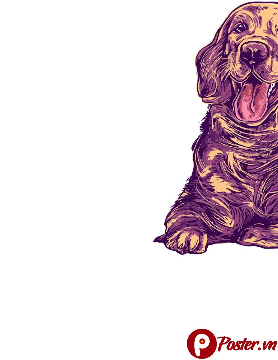 Download Vector Hình Chú Chó Đáng Yêu | Poster.vn
