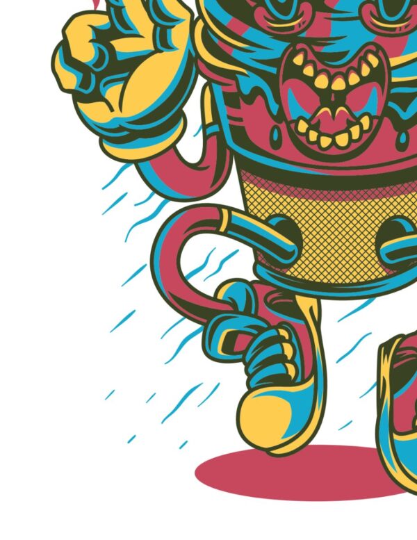 Download Vector Quái Vật Hoạt Hình Ngộ Nghĩnh | Poster.vn