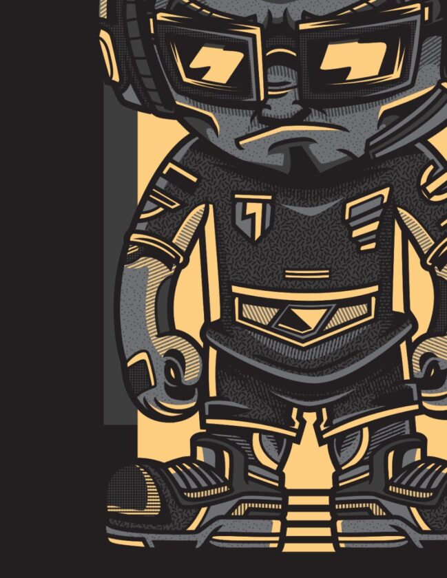 Download Vector Robot Rồng Đỏ Đen Mạnh Mẽ | Poster.vn