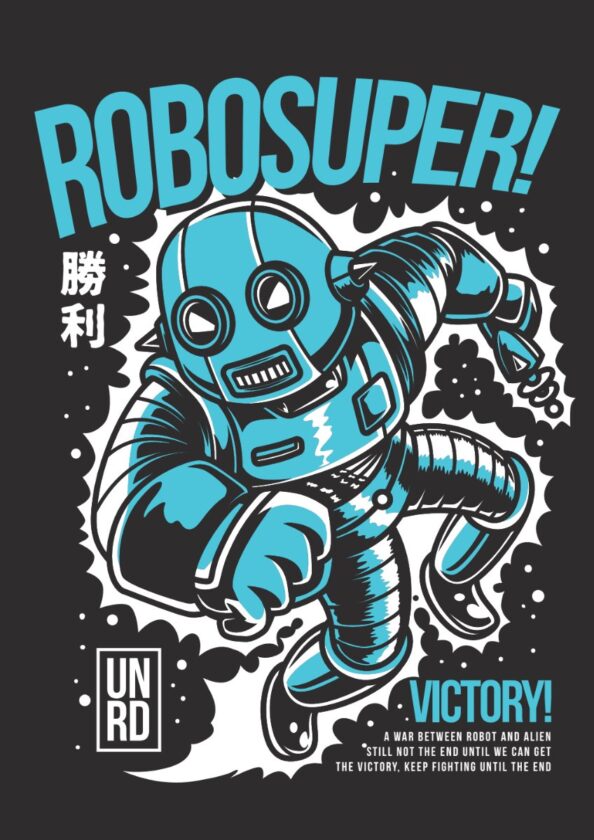 Download Vector Robot Phong Cách Nhật Bản | Poster.vn